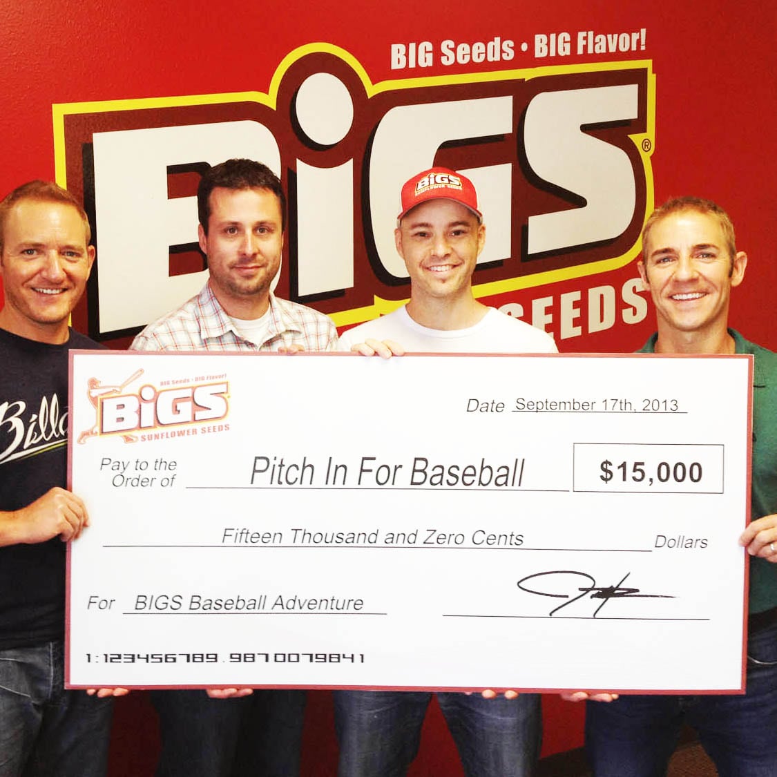 Oversized checks and Giant Checks great marketing ideas